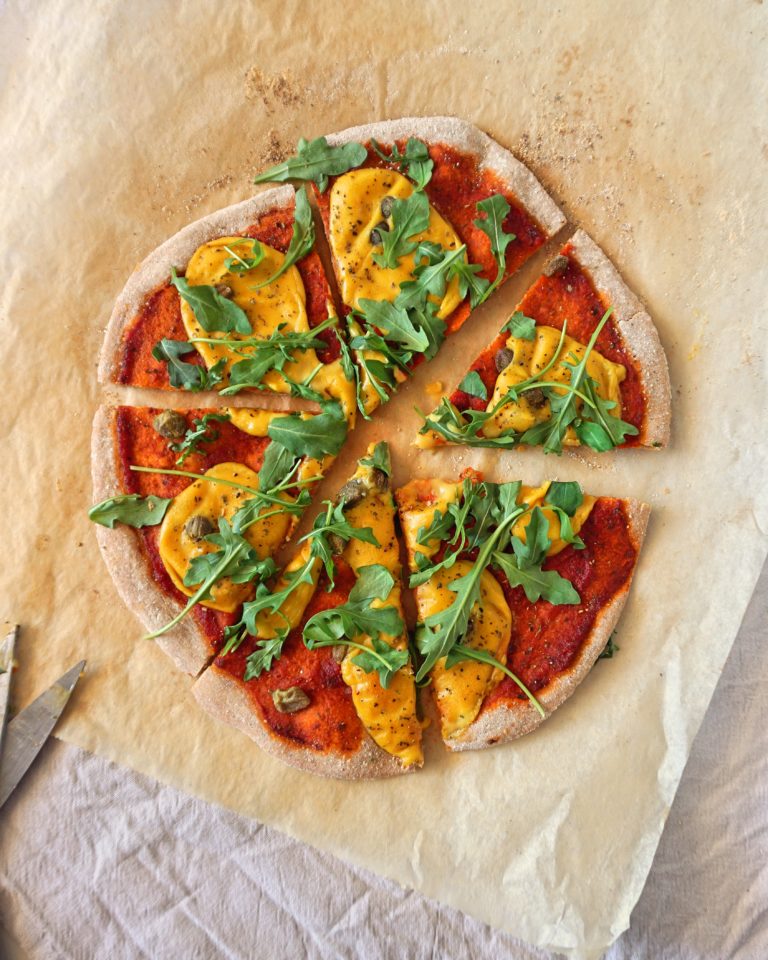 Pizza integral con masa madre - Naturalment Laura